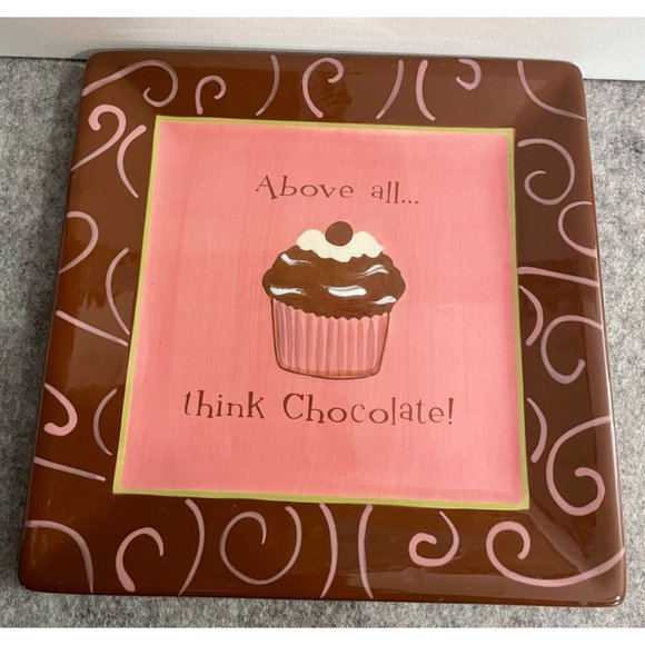 Cracker Barrel | Dining | Cracker Barrel Square Plate For Chocolate ...